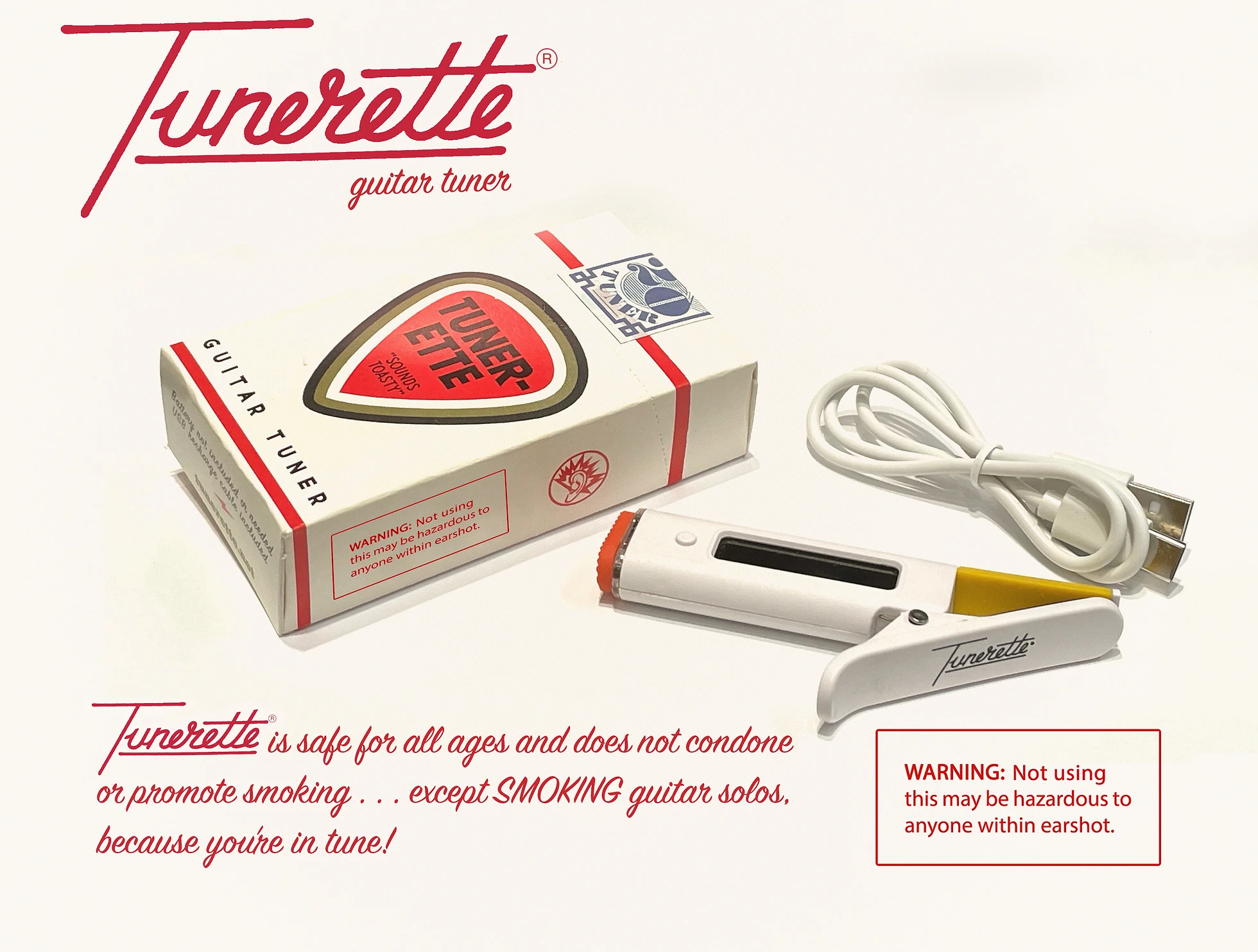 The Original Tunerette™ | Tunerette | Clip On Guitar Tuner