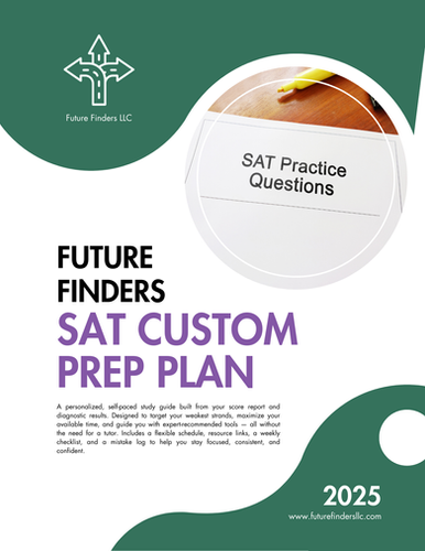 SAT Custom Prep Plan Kit | Future Finders