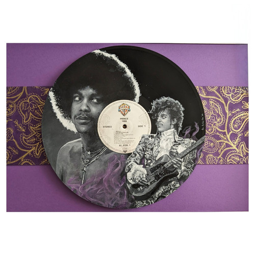 Prince (portrait) 1999 LP | Vinyl Art by The Artful Fro