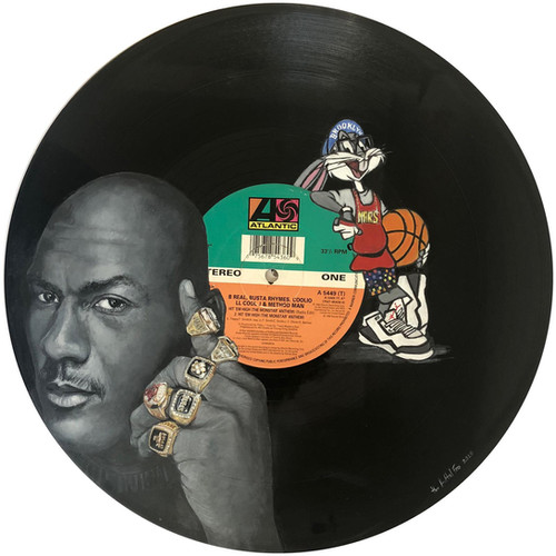 Michael Jordan - Space Jam | | Vinyl Art by The Artful Fro