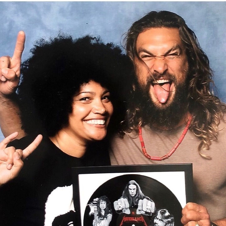 Rocking out with Jason Momoa...