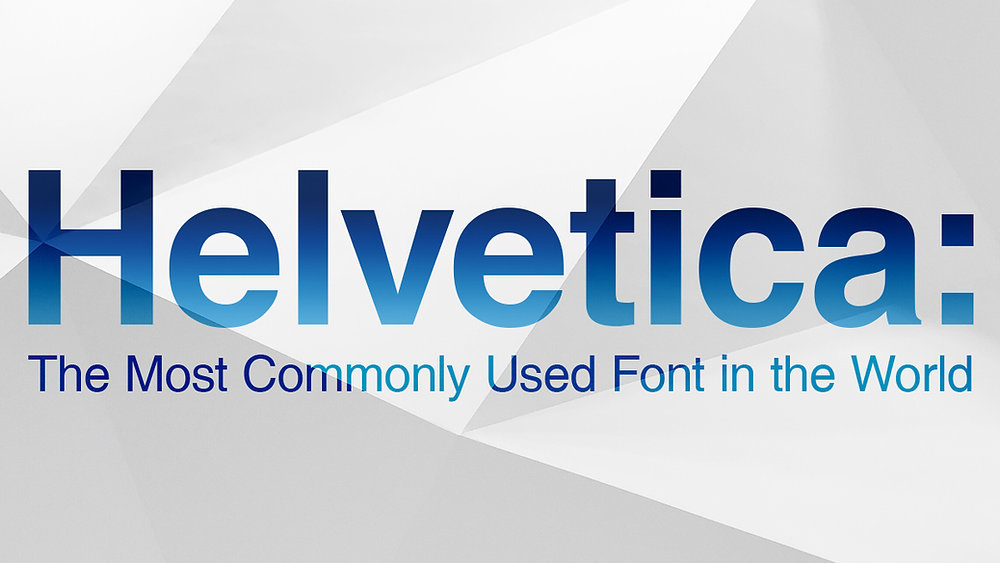 Pixels to Print: Helvetica