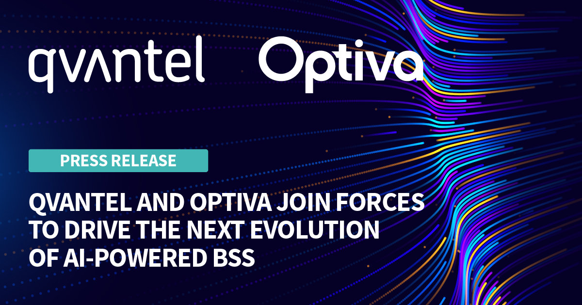 Qvantel and Optiva Join Forces to Drive the Next Evolution of AI-Powered BSS | Optiva