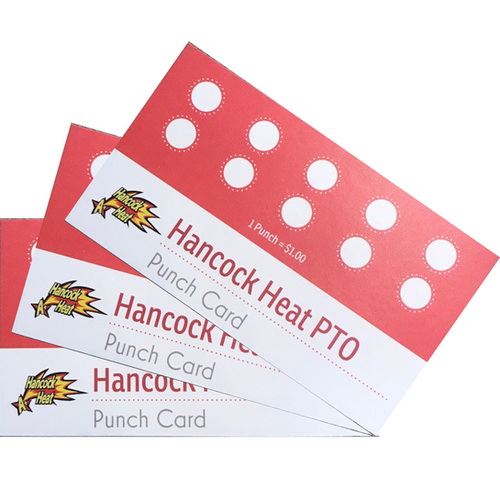 Frozen Friday 3-Pack Punch Cards | Hancock PTO