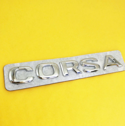 Logo letras corsa | www.accesorioauto.cl