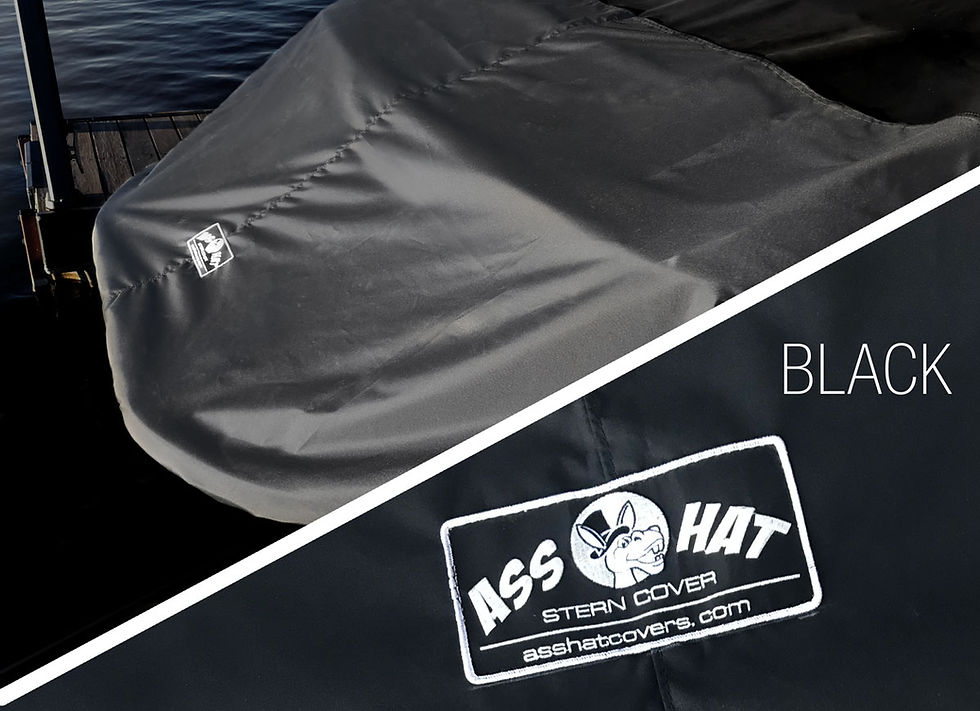 ASSHAT STERN COVER - Black | ASSHAT Covers