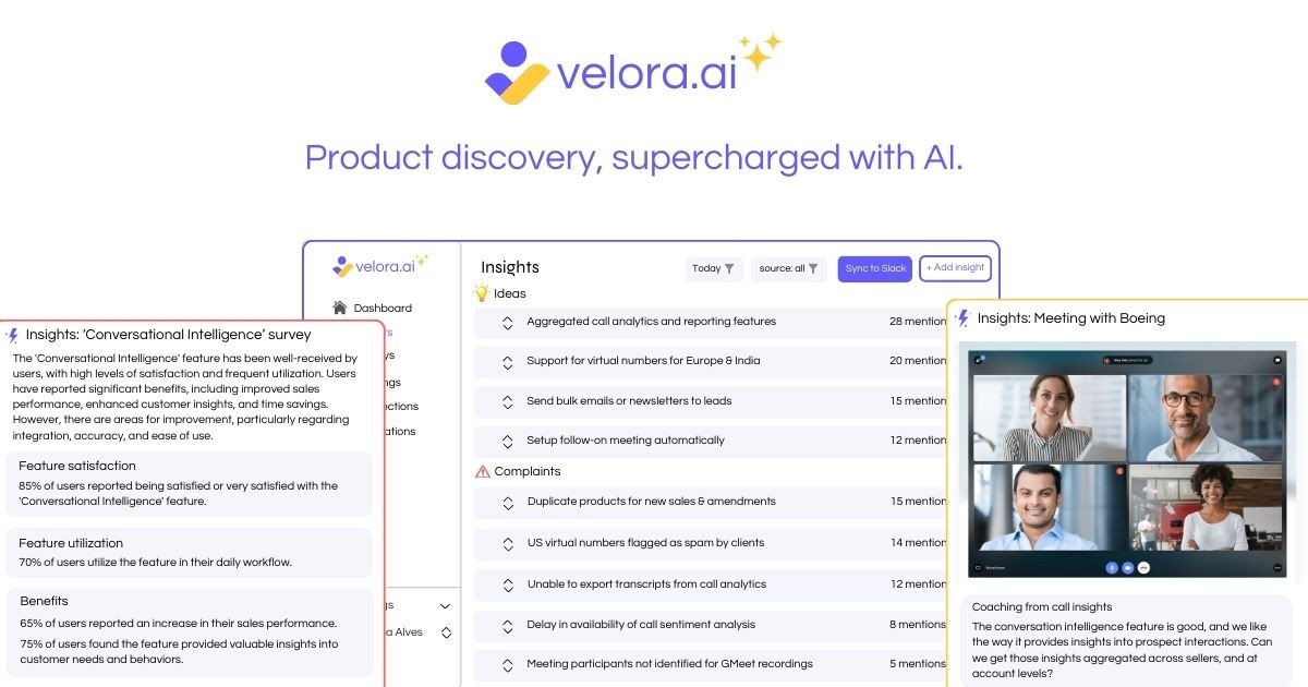 Velora AI | AI copilot for product teams