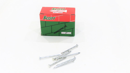White Steel Nails Scott | Hardware Corner