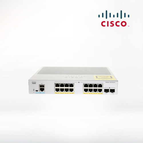 Gigabit Switching Hub 16 Port CISCO Catalyst C1000-16P-2G-L (11'',+2 ...