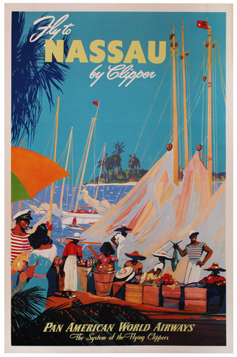 Nassau by Clipper | Pan Am Posters