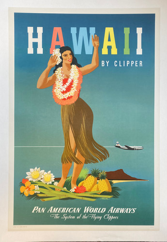 Pan Am Hawaii Clipper Poster | Pan Am Posters