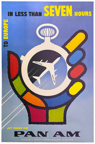 Europe in Seven Hours | Pan Am Posters