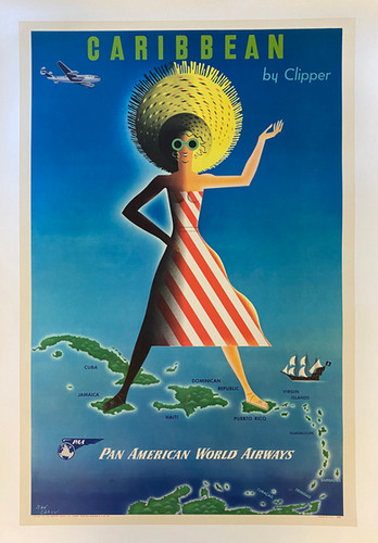 1950s Pan Am Posters | Classic Airline Art | Pan Am Posters