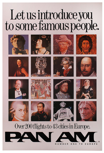 Famous People | Pan Am Posters