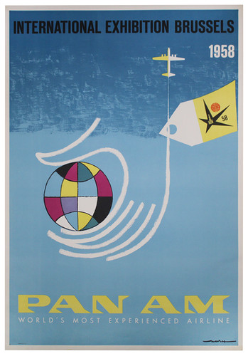 Brussels Travel Poster | Pan Am Posters