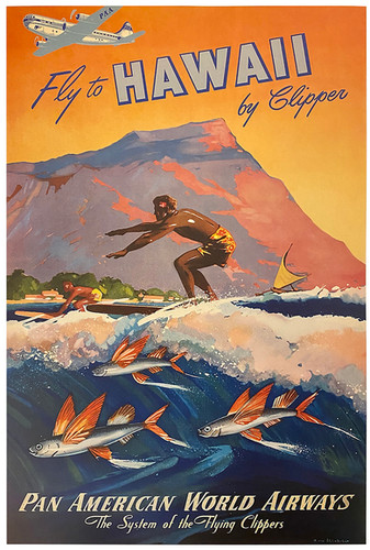 Hawaii by Clipper | Pan Am Posters