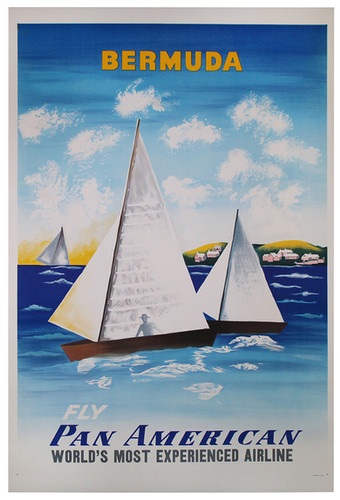 Kauffer Bermuda Poster 1958 | Pan Am Posters