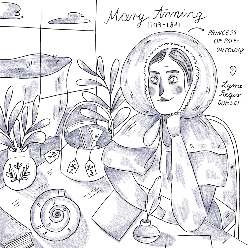 Portrait of Mary Anning