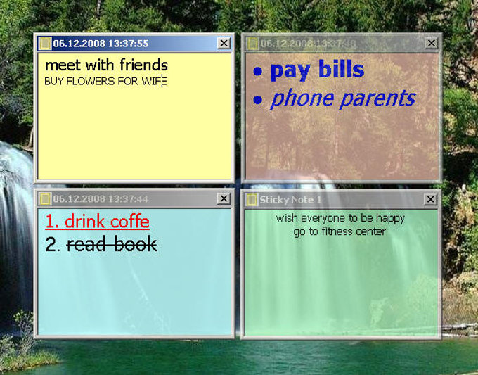 Sticky Notes Manager 1.01 Crack [Win/Mac]