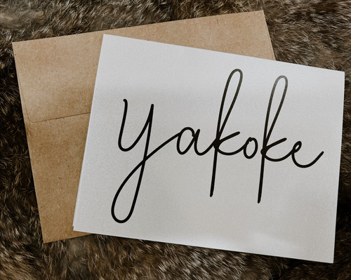 Yakoke - Set of 5 Cards w/ envelope | RBR Design Co.