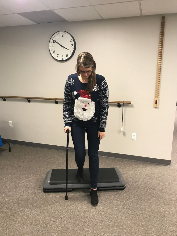 How to correctly use a cane