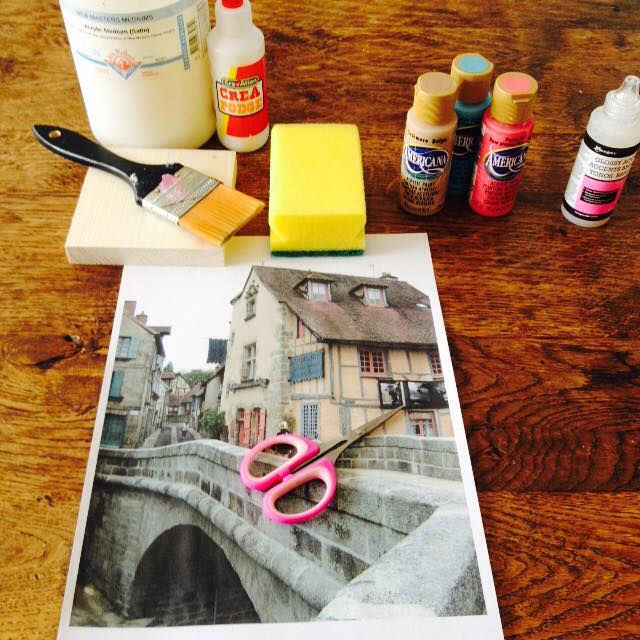 Transfer & paint over technique