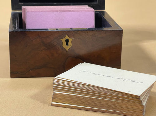 Antique Conversational Question & Answer Cards | treenantiquesdevon