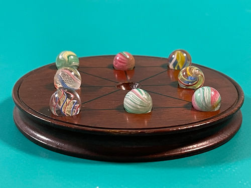 Antique Royal Game of Nine Holes - old Victorian marbles ...