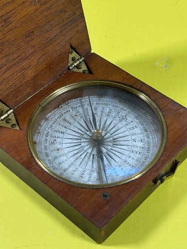 Antique Explorer's Compass | treenantiquesdevon