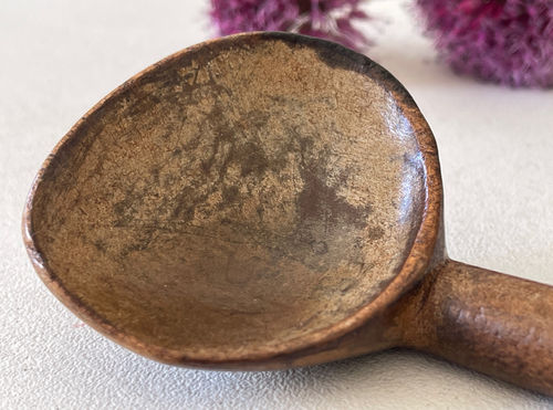 A Well Patinated Welsh Cawl Spoon | treenantiquesdevon