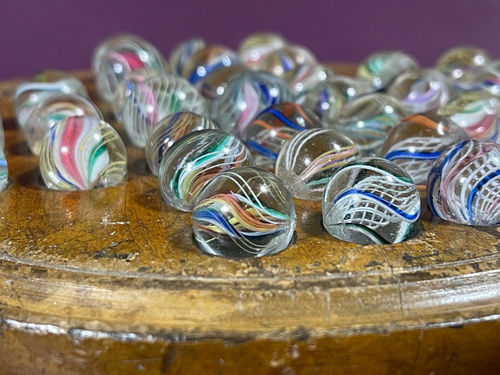 Antique Solitaire Board & Victorian Marbles | treenantiquesdevon