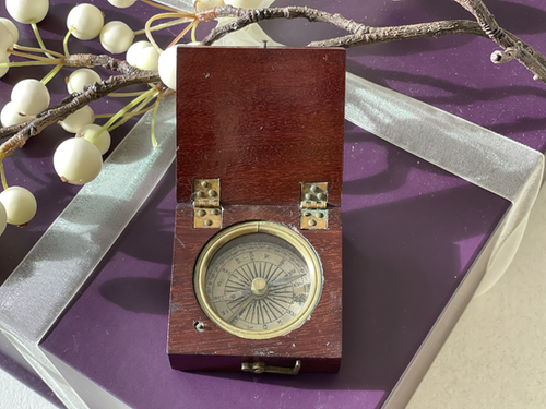 Antique Explorers Compass | treenantiquesdevon