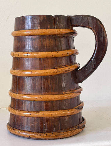 An Antique Treen Scottish Ale Flagon | treenantiquesdevon