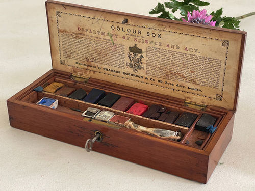 An Antique Artist Box - Charles Roberson & Co | treenantiquesdevon