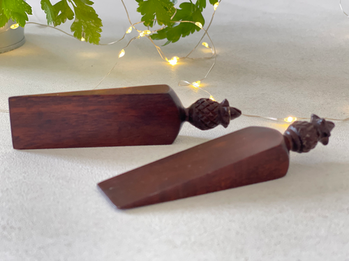 Antique Mahogany window sash stoppers. | treenantiquesdevon
