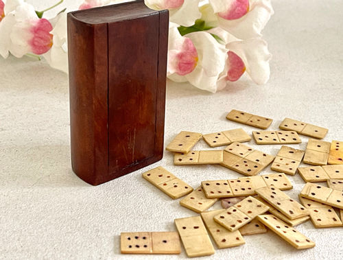 An Antique Dominoes Book Box | treenantiquesdevon