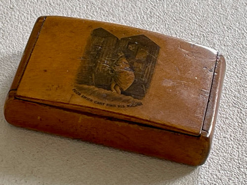 Antique Scottish Snuff Box - featuring the bathing machine ...