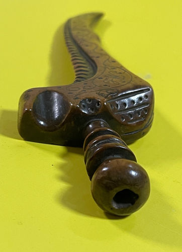 Antique Treen Goose Wing Knitting Sheath | treenantiquesdevon