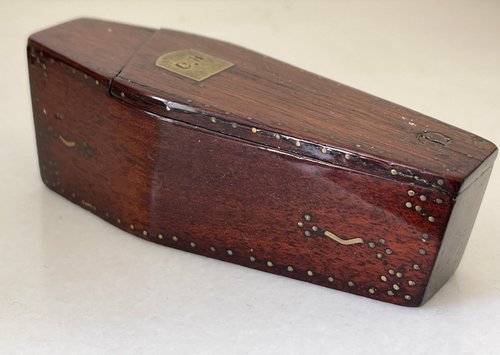 Antique Treen Snuff Box - H Bodley | treenantiquesdevon