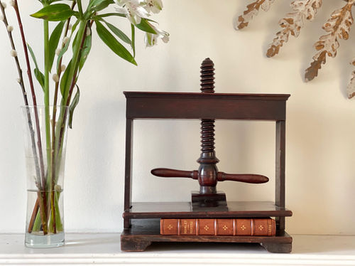An Antique Book Press - small size | treenantiquesdevon