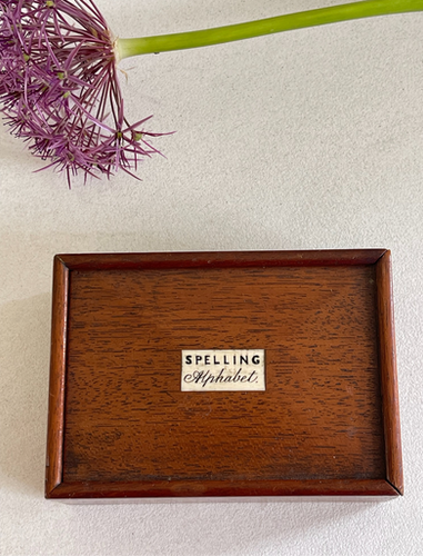 An Antique Alphabet & Spelling Box | treenantiquesdevon