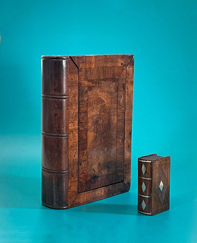 Antique Mahogany Book Box - large size | treenantiquesdevon