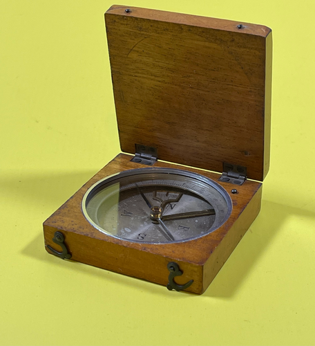 Antique Surveying Compass | treenantiquesdevon