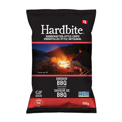Hardbite Chips Smokin' BBQ 150g 15/case BC/AB/SK only | Concierge ...