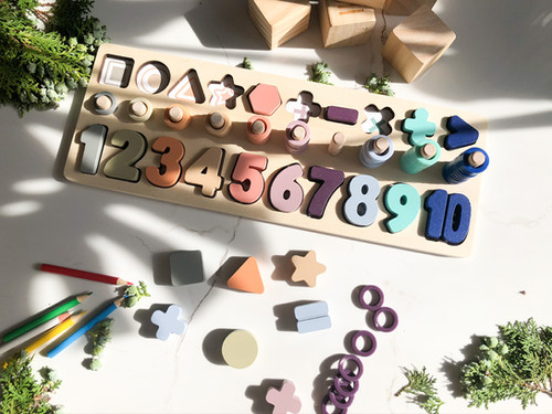Wooden Number Board for Kids (Educational) | Meicobylisa