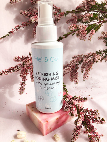 Natural, Vegan Refreshing Face Toning Mist 125ml | Meicobylisa