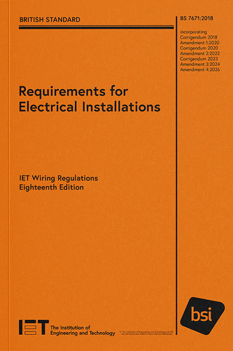 IET Wiring Regs 18th Ed, BS 7671:2018 Amendment 4 | Docs-Store