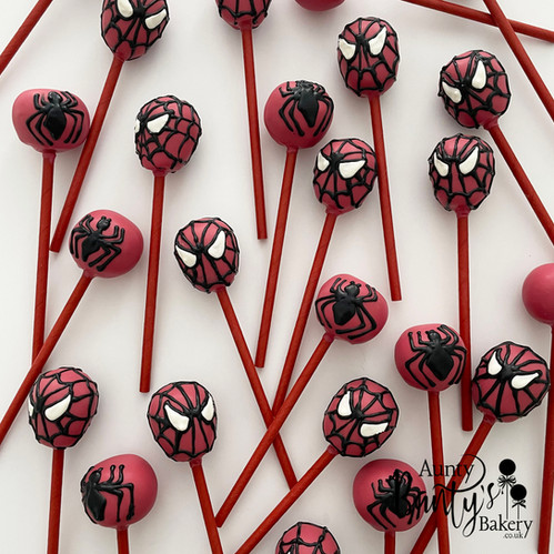 Spiderman Cake Pops | Aunty Banty's Bakery
