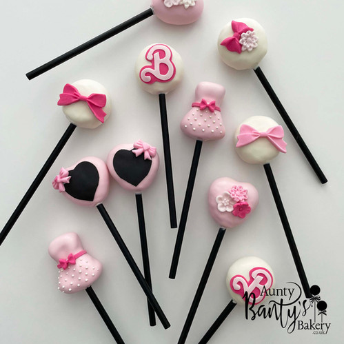 Barbie Themed Cake Pops | Aunty Banty's Bakery