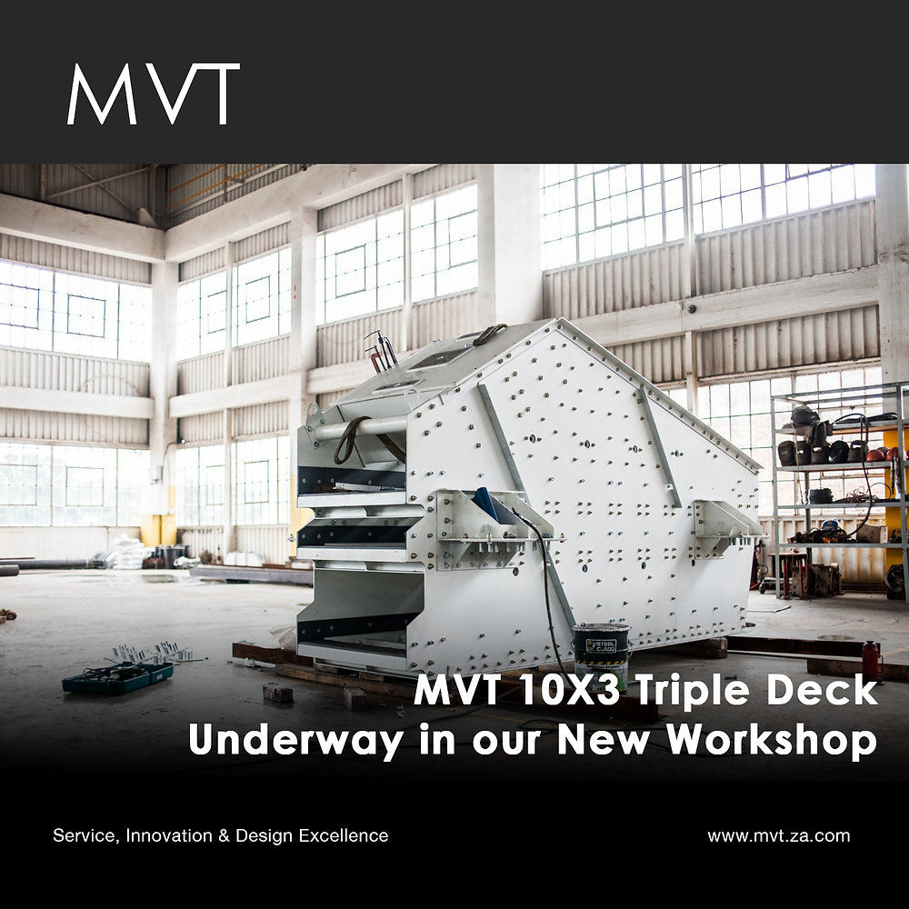 MVT 10X3 Triple Deck Screen